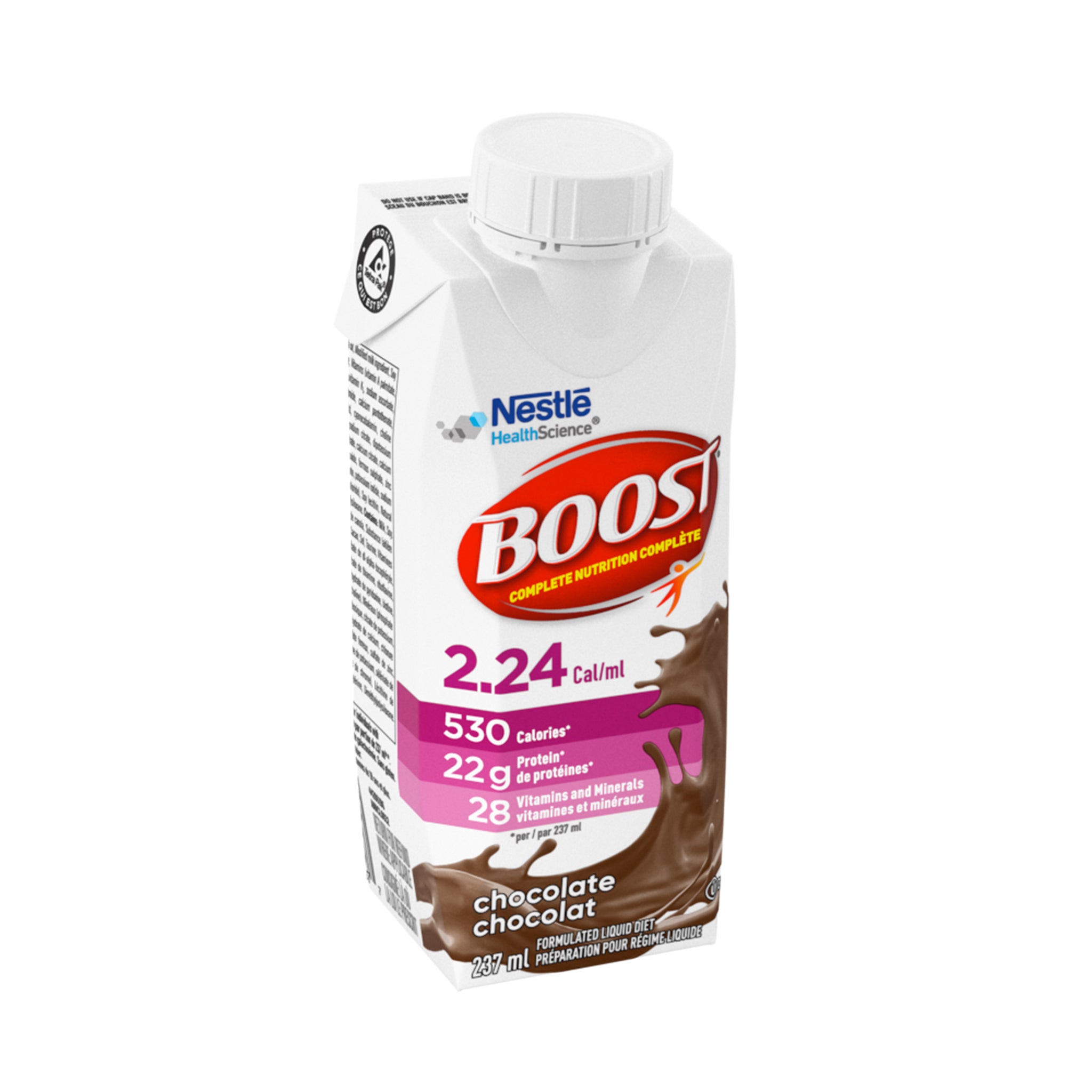 BOOST 2.24 Chocolat, 24 x 237 ml | Nestle Health Science Shop