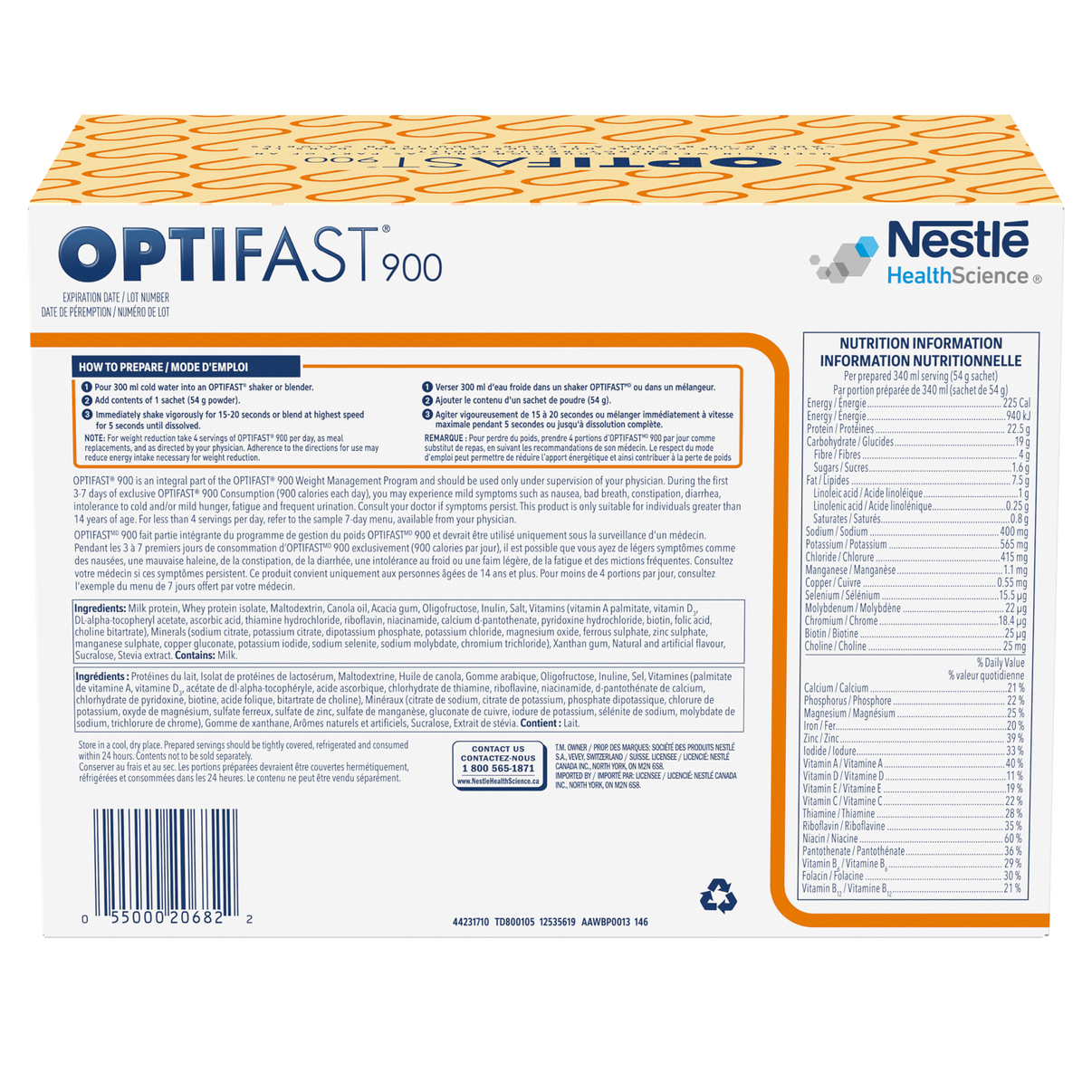 OPTIFAST 900 Vanilla | Nestle Health Science Shop