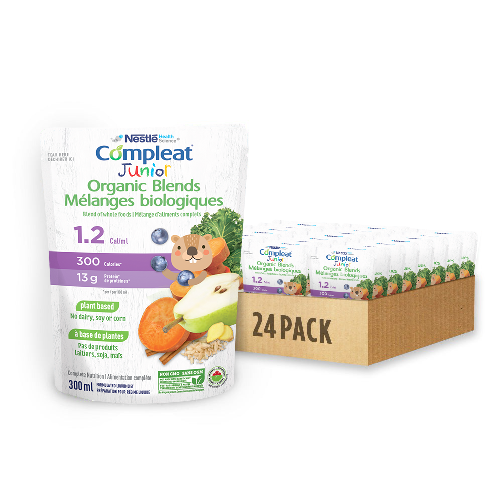 Compleat Junior Organic Blends, 24 Count | NHS Shop – Nestle Health ...