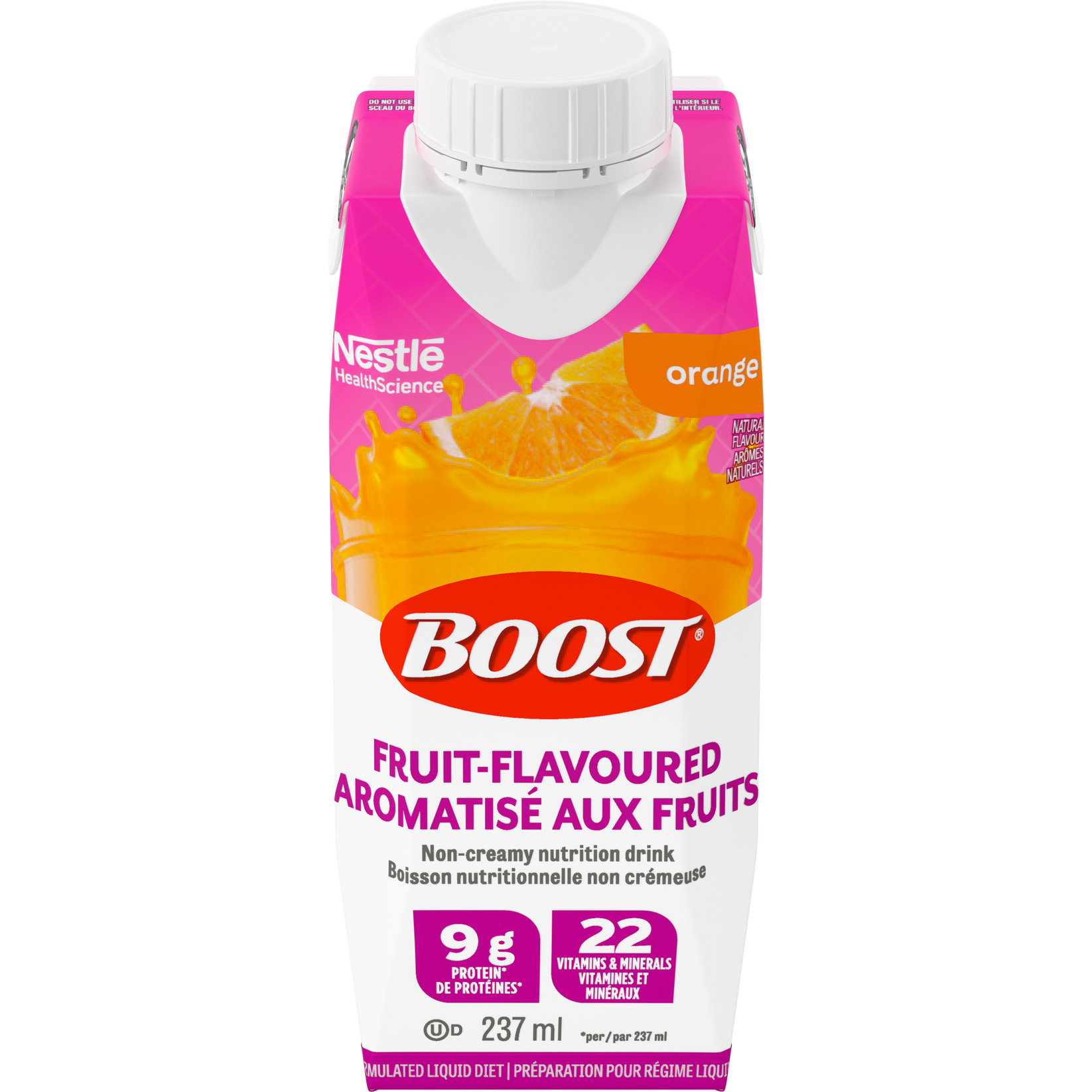 BOOST® FRUIT Beverage Orange Prisma, 12 x 237 ml (New Packaging ...