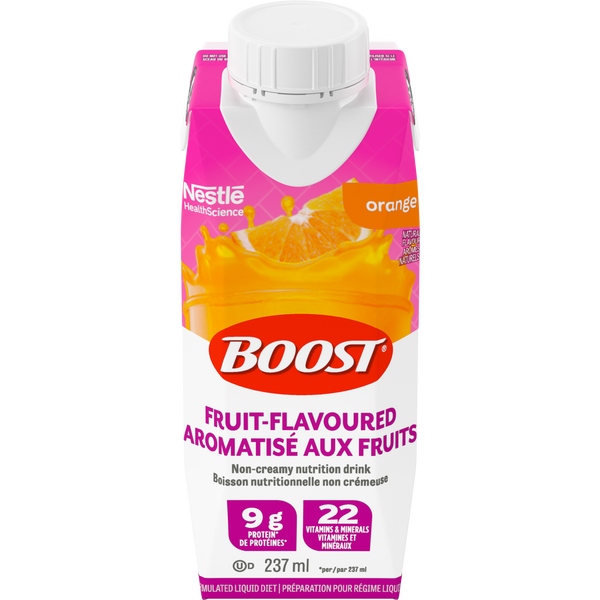 BOOST® FRUIT Beverage Orange Prisma, 12 x 237 ml (New Packaging ...