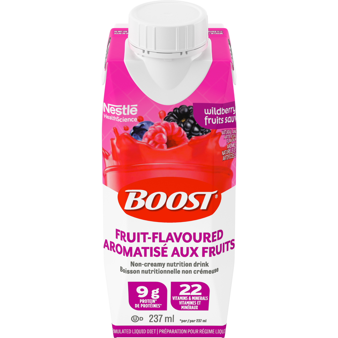 Variety BOOST® FRUIT Beverage Orange, Peach, Wildberry, 24 x 237 ml (N ...