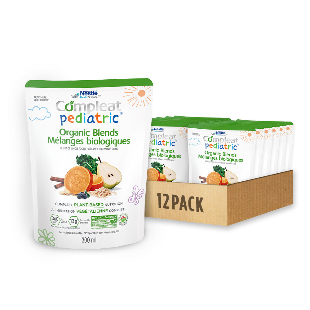 Compleat Pediatric® Organic Blends, 12 Count – Nestle Health Science Shop