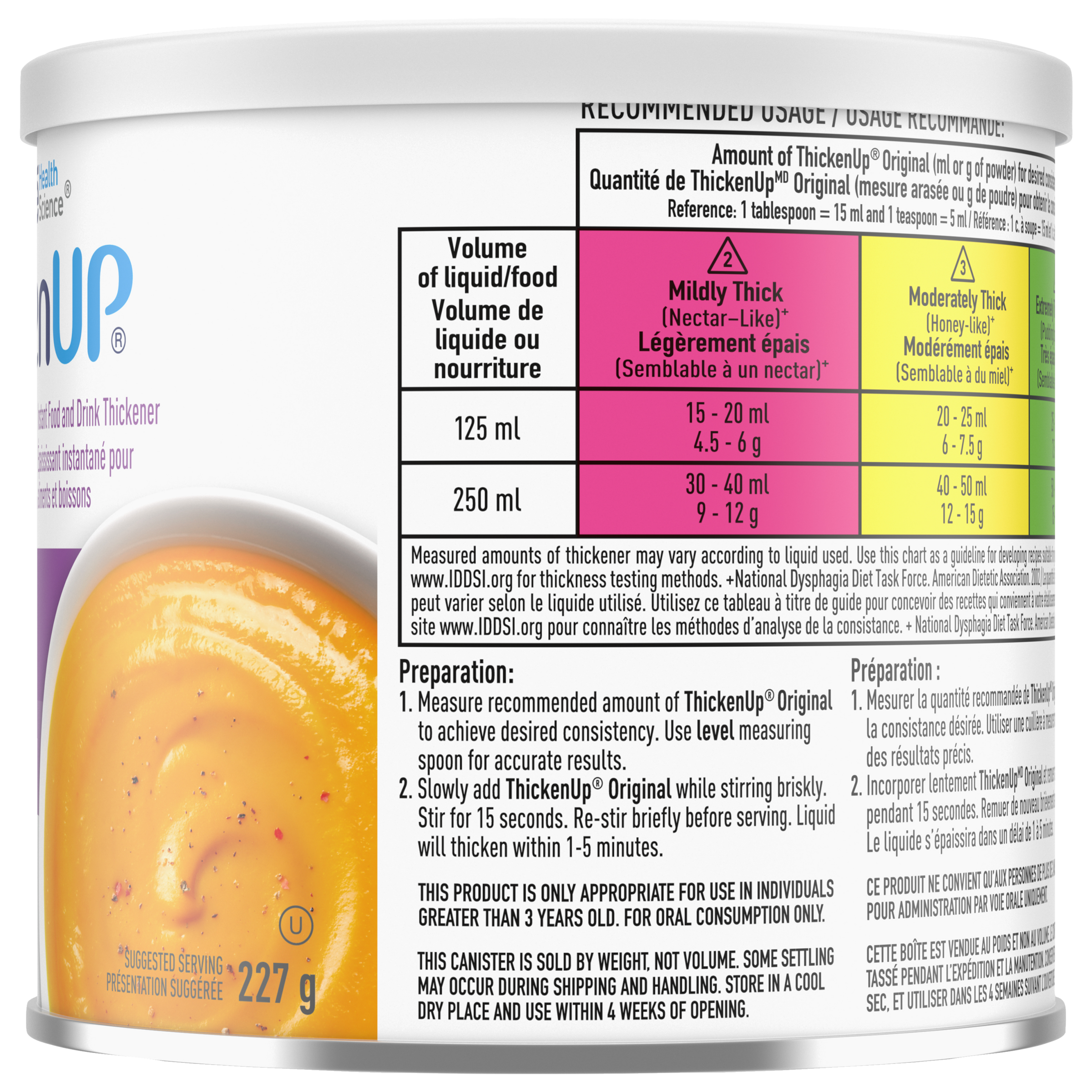 Thicken Up Original, 227 g Canister – Nestle Health Science Shop